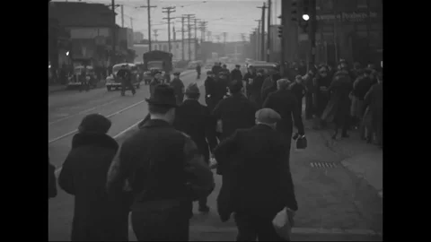 Crowd Of Workers Stock Video Footage | Royalty Free Crowd Of Workers ...