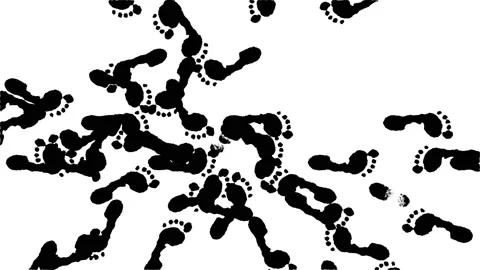 Footsteps Animation Stock Video Footage | Royalty Free Footsteps ...