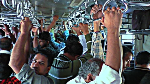 Crowded Indian Train Stock Video Footage | Royalty Free Crowded Indian ...