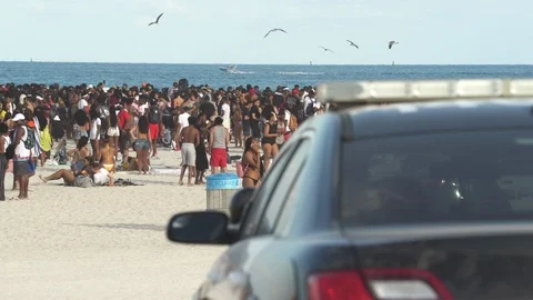 Crowded From People Beach Stock Video Footage | Royalty Free Crowded ...