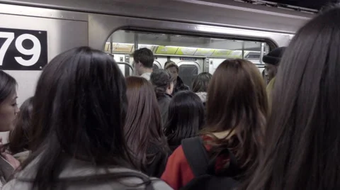 Crowded Subway Stock Video Footage | Royalty Free Crowded Subway Videos ...