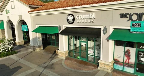 Crumbl Cookies store exterior. An Americ... | Stock Video | Pond5