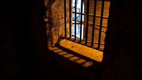 Crumbling old prison | Stock Video | Pond5
