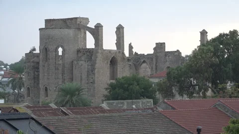 Crumbling ruins of historic St George of... | Stock Video | Pond5