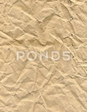 Crumpled Paper Texture Stock Illustration ~ #63296256