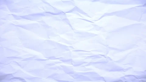 Crumpled piece of white paper texture st... | Stock Video | Pond5