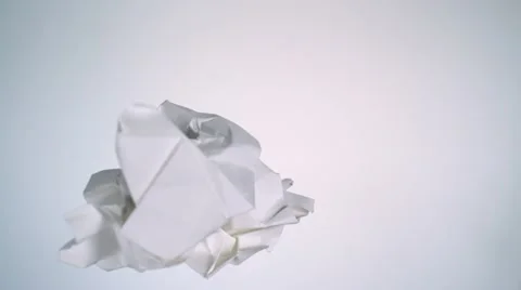 Crushed Paper Stock Footage ~ Royalty Free Stock Videos | Pond5