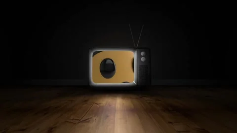 Crying face emoji on television screen o... | Stock Video | Pond5