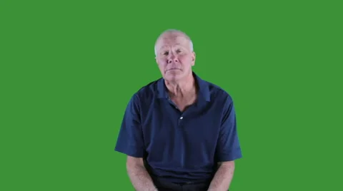 Crying man, green screen | Stock Video | Pond5