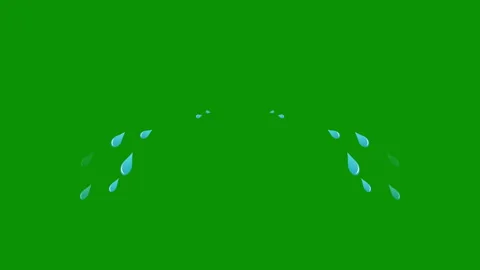 Crying Running Tears Flowing on a Green ... | Stock Video | Pond5