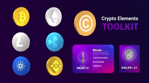 Crypto Elements Toolkit ~ After Effects Template #158441586