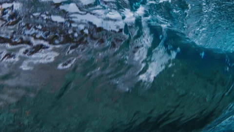 Crystal clear ocean wave breaks in Maldi... | Stock Video | Pond5