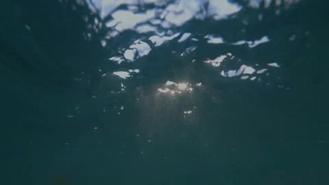 Crystal Clear View of Sun Rays Seen Unde... | Stock Video | Pond5