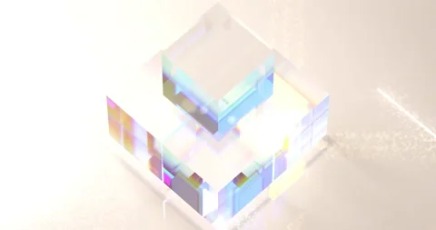 Crystal Cube Stock Footage ~ Royalty Free Stock Videos | Pond5