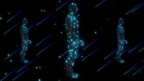 Crystal Humanoids Looping Animation | Stock Video | Pond5