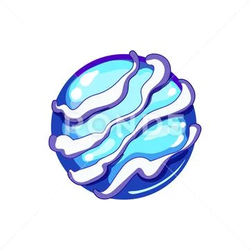 Crystal magic ball sphere cartoon vector illustration: Royalty Free ...