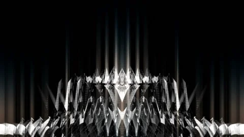 Crystalline Cyber Panzer Wave effect on ... | Stock Video | Pond5