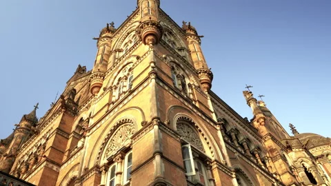 CST Historical architecture building, Mu... | Stock Video | Pond5