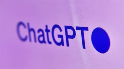 CU ChatGPT intro animation on OpenAi web... | Stock Video | Pond5