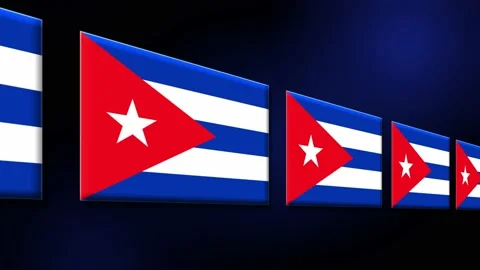cuba Flag Animated Background 3d Animati... | Stock Video | Pond5
