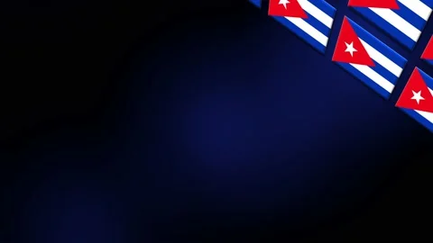 cuba Flag Animated Background 3d Animati... | Stock Video | Pond5