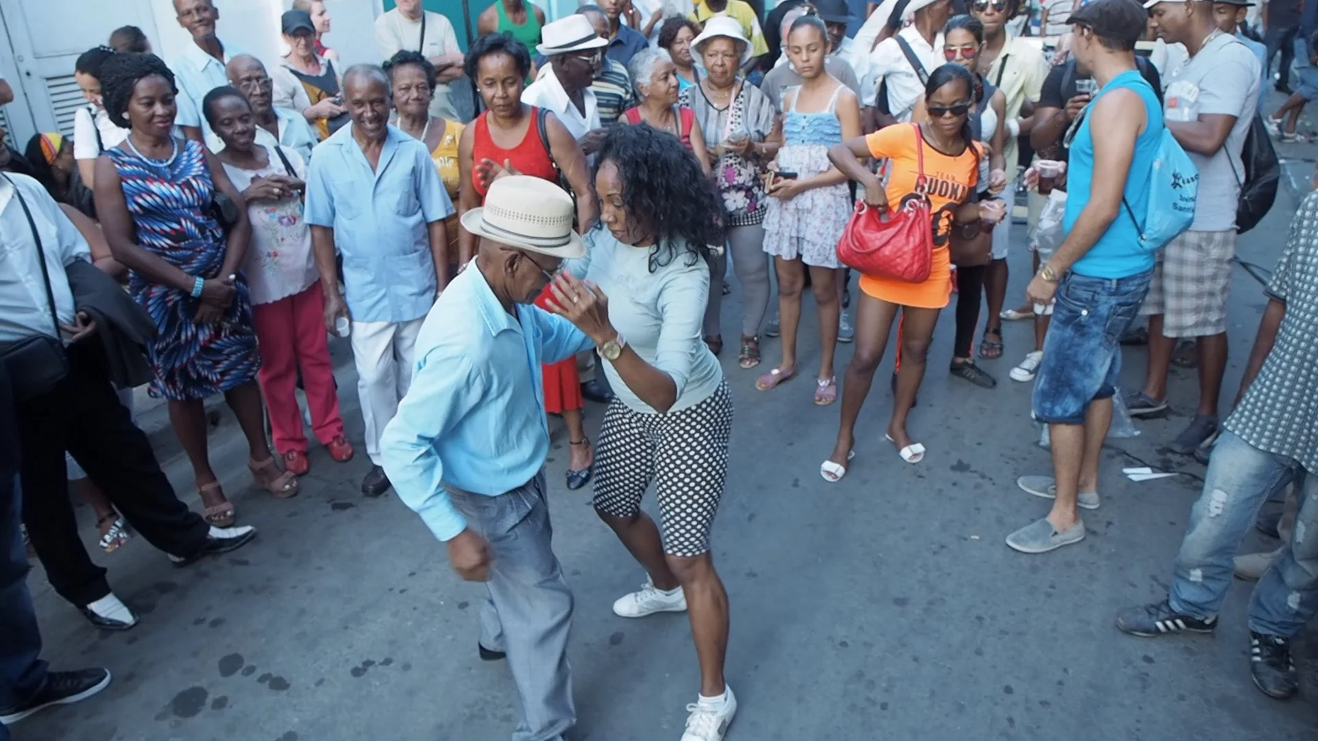 Cuban People Dancing