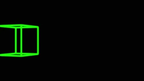 Cube 3D moving animation motion graphics | Stock Video | Pond5