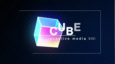 After Effects Template: Cube Creative Media Title #248375668
