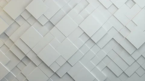Cube wall background loop 4k - white dia... | Stock Video | Pond5