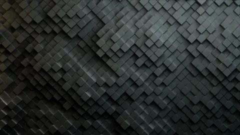 Cube wall background loop 4k - black dia... | Stock Video | Pond5