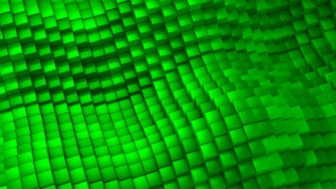 Cubes Formed A Wave | Stock Video | Pond5