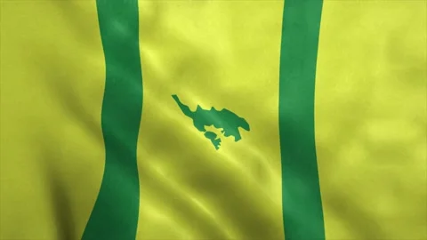 Culebra flag, city of Puerto Rico, reali... | Stock Video | Pond5