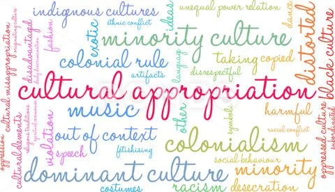 Cultural Appropriation Word Cloud Illustration #110845732