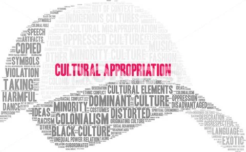 Cultural Appropriation Word Cloud Illustration #110845900