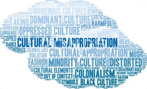 Cultural Misappropriation Word Cloud Illustration #110846144