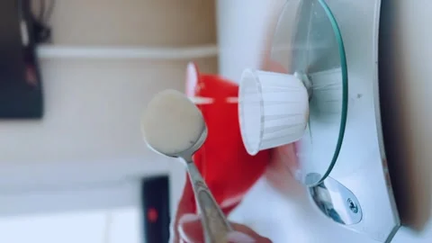 Cupcake making process, vertical shootin... | Stock Video | Pond5