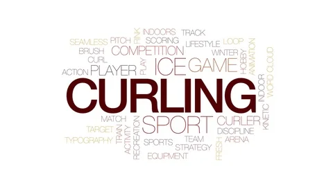 Curling animated word cloud, text design... | Stock Video | Pond5