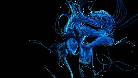 Curly B Lines Stock Videos – Royalty-Free HD & 4K Videos | Pond5