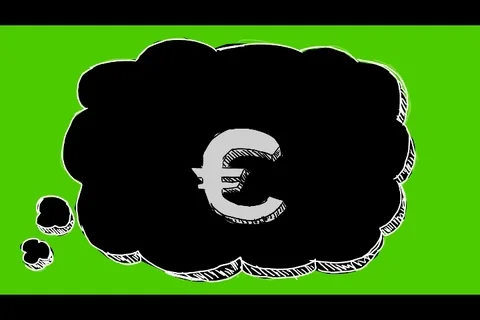 Currency Euro - Hand-Drawn Animation - t... | Stock Video | Pond5