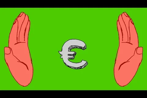 Currency Euro - Hand-Drawn Animation - h... | Stock Video | Pond5