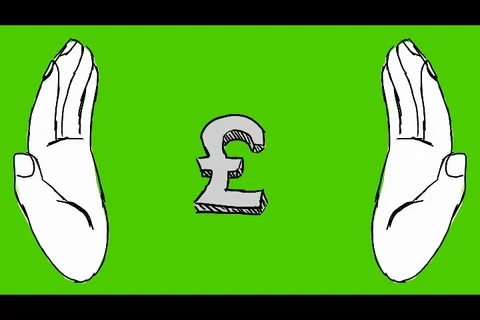 Currency Pound - Hand-Drawn Animation - ... | Stock Video | Pond5