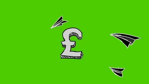 Currency Pound - Hand-Drawn Animation - ... | Stock Video | Pond5