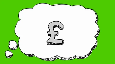 Currency Pound - Hand-Drawn Animation - ... | Stock Video | Pond5