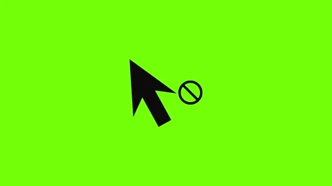 Cursor stop icon animation | Stock Video | Pond5