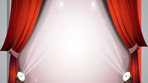 curtain background and 2d animation, mod... | Stock Video | Pond5