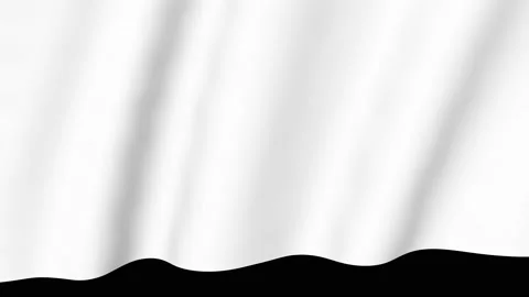 Curtain linen white animated on a black ... | Stock Video | Pond5