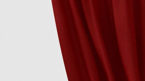 Curtain Opening and Closing Animation on... | Stock Video | Pond5