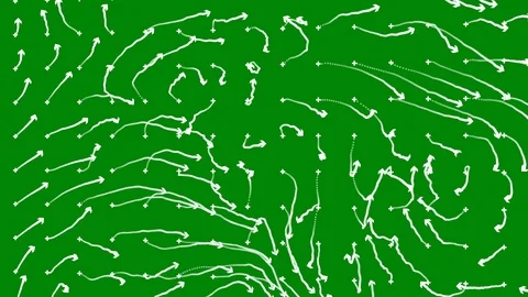 Curved arrows abstract pattern of lines ... | Stock Video | Pond5