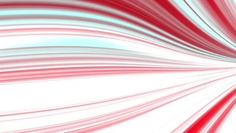 CURVED RED ANIME LINES | Stock Video | Pond5