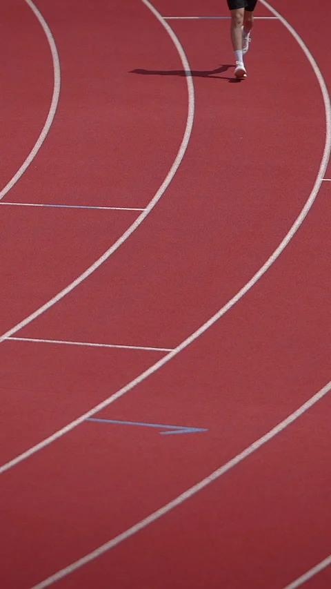 Track and Field Lines Stock Video Footage | Royalty Free Track and ...